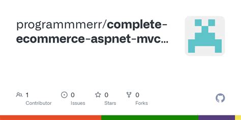 github programmmerr complete ecommerce aspnet mvc application