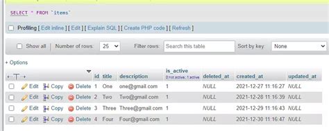 cách lấy last record of database table trong laravel