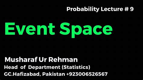 event space what is event space what is set of subsets youtube