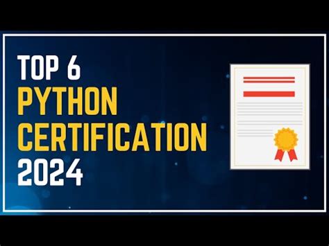 Top 6 Python Certification In 2024 FREE And PAID Certification For