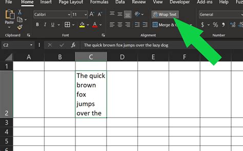 How To Wrap Text In Excel In 2 Easy Steps