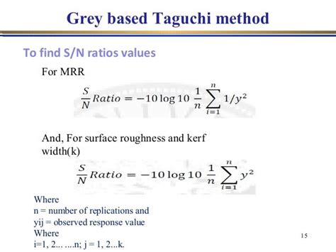 optimization of wedm process parameters using taguchi method