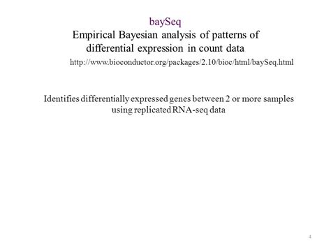 1 identifying differentially expressed genes from rna seq data many recent algorithms for