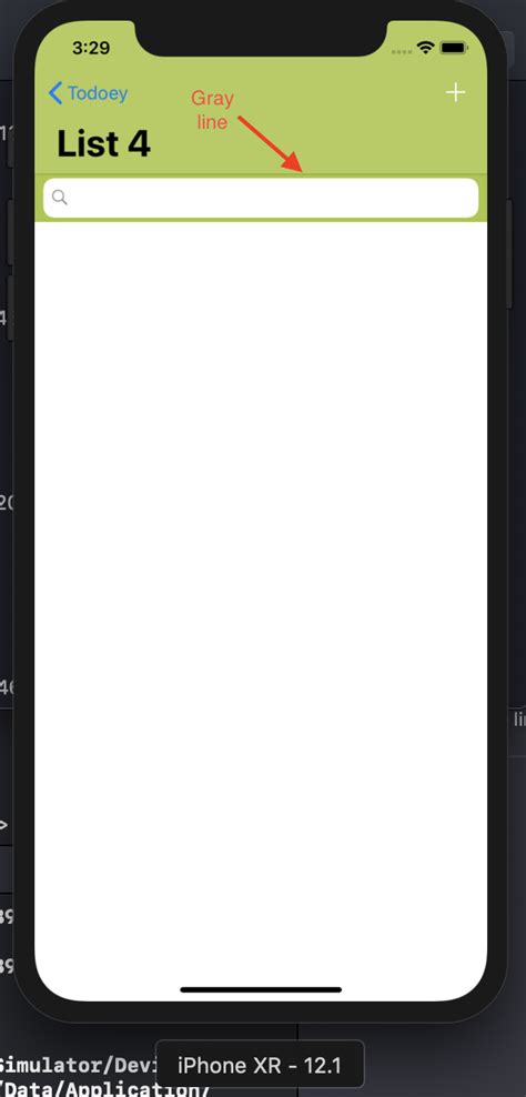 navigationbar erase borders between navigation bar and searchbar swift 4 stack overflow