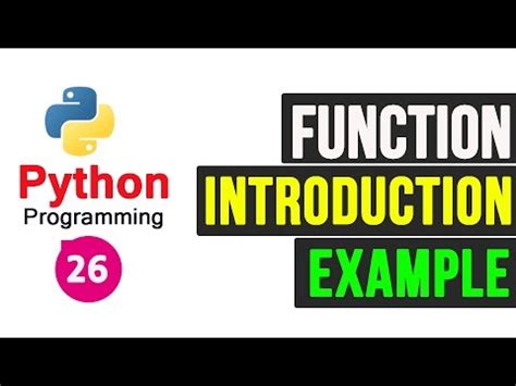 Introduction To Function In Python Programming Language Amulya S Academy