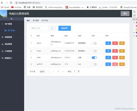 vue shop学习55：实现删除用户操作 使用vue实现删除用户功能 csdn博客