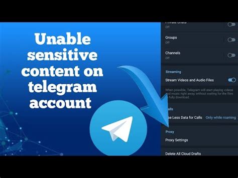 How We Can Enable Sensitive Content On Telegram Account Enable