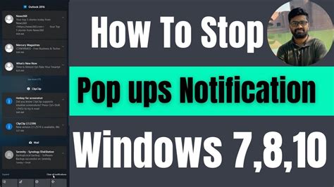 How To Stop Pop Ups On Windows Windows Notifications Windows