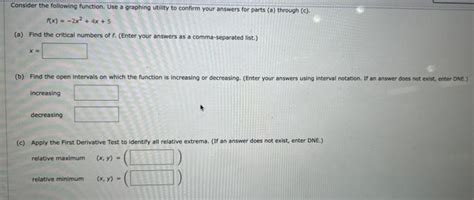 solved consider the following function use a graphing