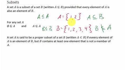 formula for the number of subsets youtube