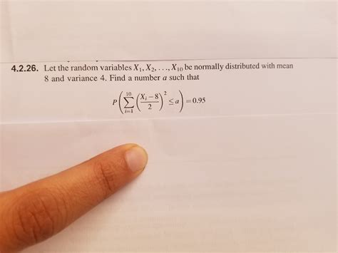 solved 4 2 26 let the random variables x x2 x10