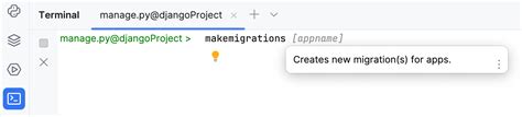 Run Tasks Of Manage Py PyCharm Documentation