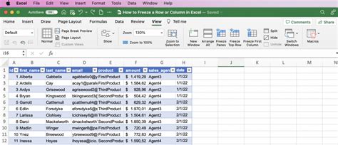 How To Freeze A Row Or Column In Excel Layer Blog