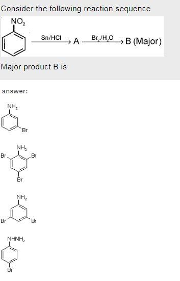 Consider The Following Sequence Of Reactions C6H5NH2 Heat Ac2O A
