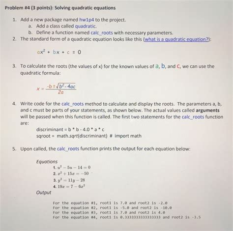 how to solve a quadratic equation in c tessshebaylo