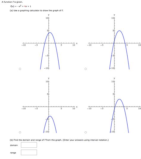 solved a function f is given f x x2 4x 1 a use a