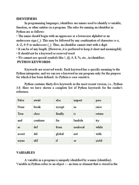 python var ident pdf scope computer science reserved word