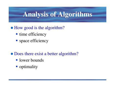 design and analysis of algorithms ppt download
