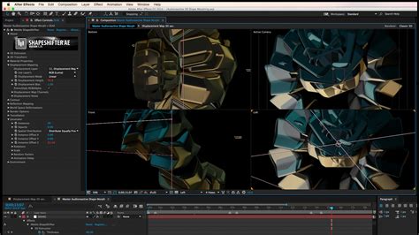 Tutorial Audioreactive 3D Shape Morphing In After Effects Mettle