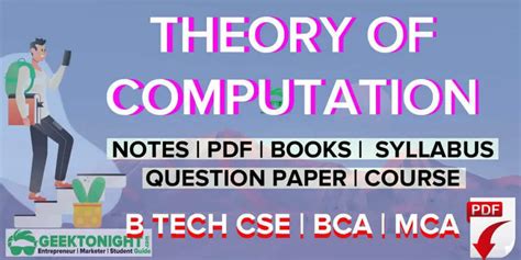 theory of computation notes pdf syllabus [2021] b tech