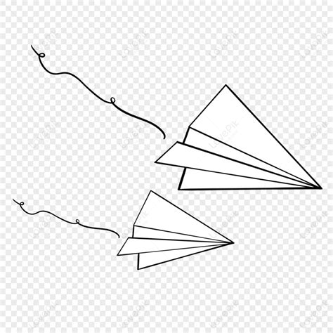 Paper Airplane Flying Down Clipart Multiple Paper Airplanes PNG