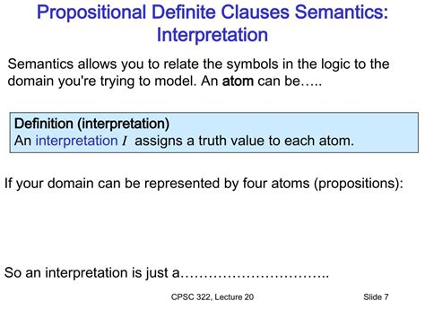 ppt propositional definite clause logic syntax semantics and bottom up proofs powerpoint
