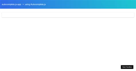 algolia create instantsearch app autocomplete js codesandbox