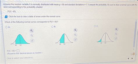 [solved] standard deviation assume the random variable x is normally course hero