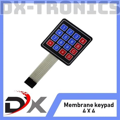 Jual Opws 4X4 Matrix Array 16 Key Membrane Membran Switch Keypad