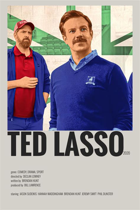 Ted Lasso Minimalist Tv Show Poster Movies Showing Movies And Tv Shows Phil Dunster Movie