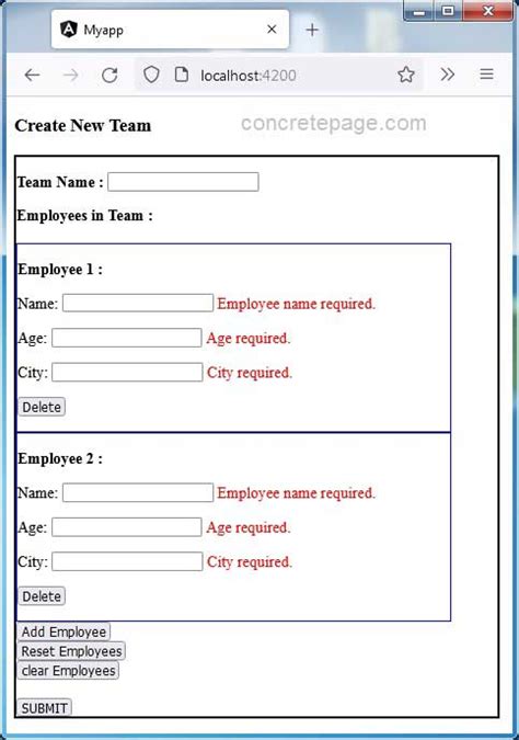 Creating Formgroup Inside Formarray In Angular
