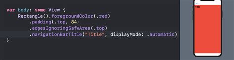 ios extra space in the top of detail view that won t go away swiftui stack overflow