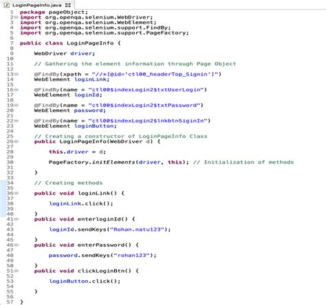 how to implement page object model blog