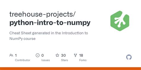 python intro to numpy introduction to numpy ipynb at master · treehouse projects python intro to