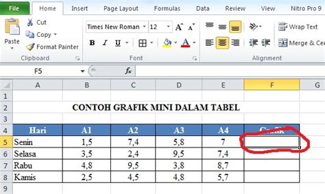 Cara Membuat Anak Panah Naik Turun Di Excel Hongkoong