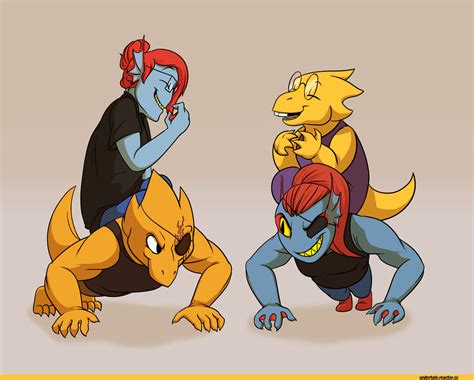 Undertale Sans And Alphys By Miamitu On Deviantart Un