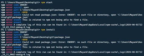 How To Fix Npm Err Code Enoent Error Geeksforgeeks
