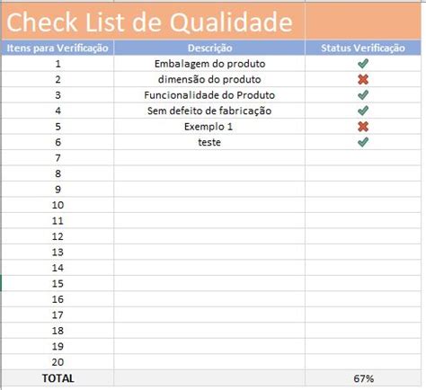 Como Fazer Checklist No Excel Image To U