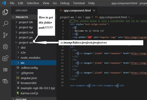 Javascript How To Get Project Folder Path In Visual Studio Code