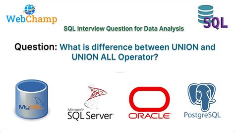 SQL Question Mastering UNION And UNION ALL In SQL Combining Append
