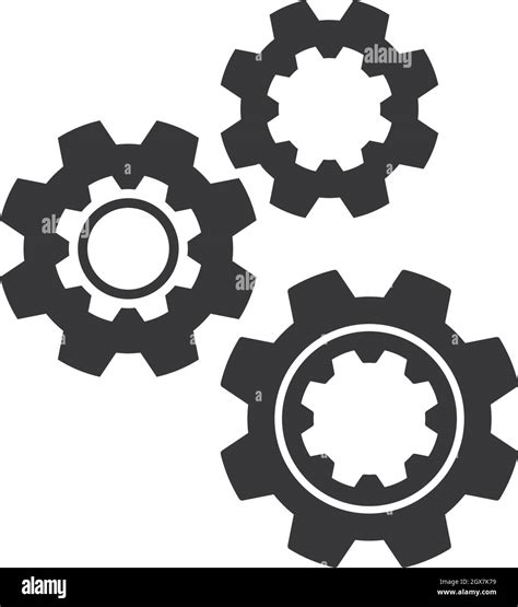 Gear Vector Icon Illustration Template Design Stock Vector Image Art