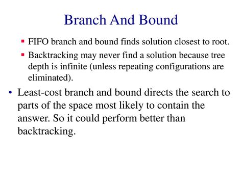 backtracking and branch and bound ppt download