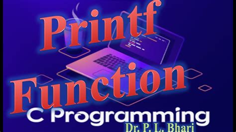 6 Printf Output Function Printf Programming C Language