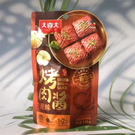 大喜大韩式烤肉酱原味香辣酱香孜然黑椒奥尔良大酱汤家用蘸料110g 虎窝淘