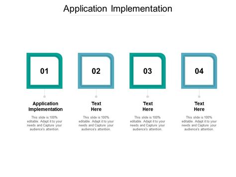 application implementation ppt powerpoint presentation visual aids model cpb powerpoint slides