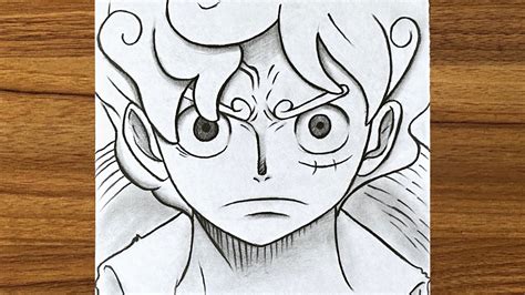 Drawing Luffy Gear 5 Easy How To Draw Anime Step By Step Easy
