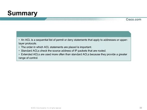 1 2004 Cisco Systems Inc All Rights Reserved CCNA 2 V3 1 Module 11
