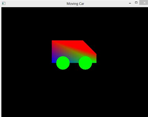 opengl projects opengl tutorial 2d moving car