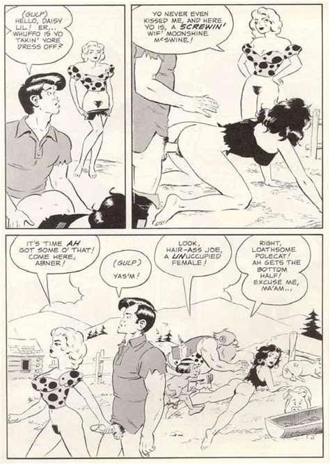 Rule 34 Comic Daisy Mae Yokum Female Hairless Joe Human Lil Abner Lil Abner Yokum Lonesome