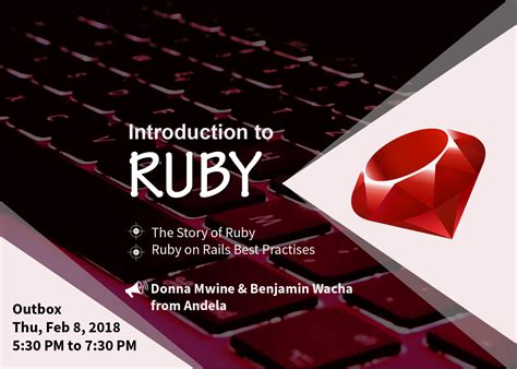 an introduction to ruby the story and best practices for ruby on rails outbox hub